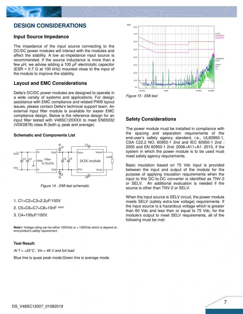 V48SC12007NRFA datasheet page 7