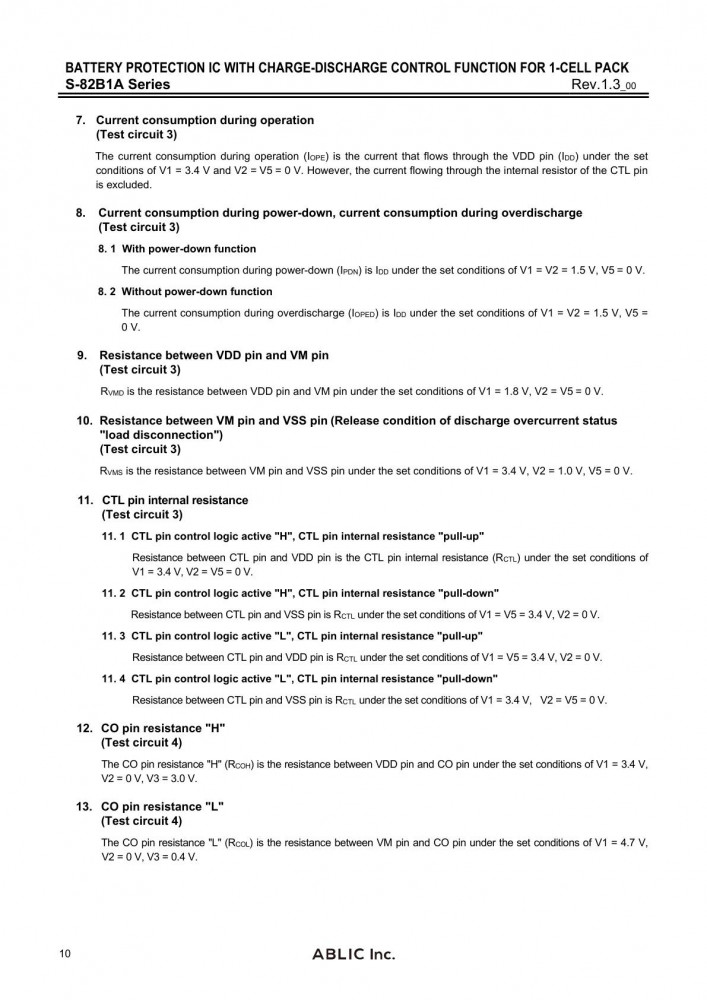 S-82B1A datasheet page 10