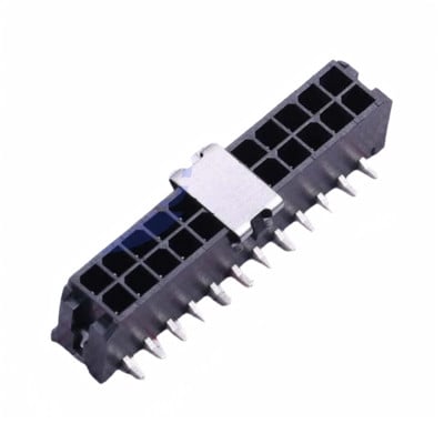 HanElectricity MX3.0-2x8ALT Male Pin Header, 2x8 Pin Dual Row Connector for PCB Mounting