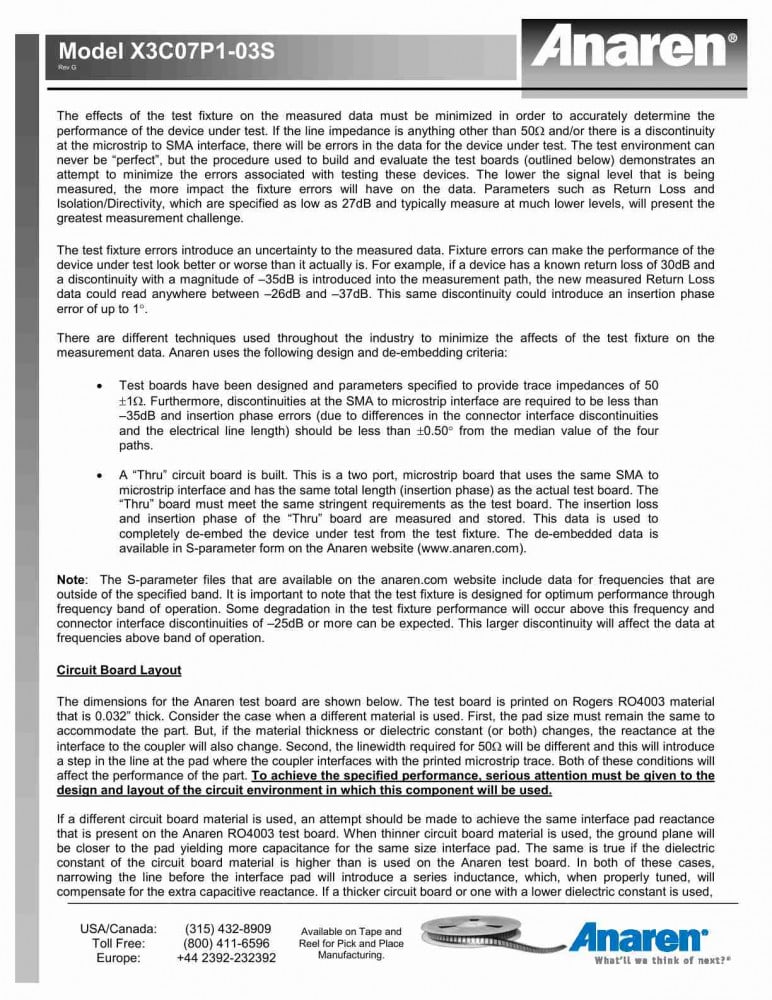 X3C07P1-03S datasheet page 8