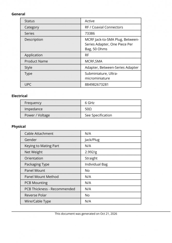 MOLEX 733860861 technical document image, page 2