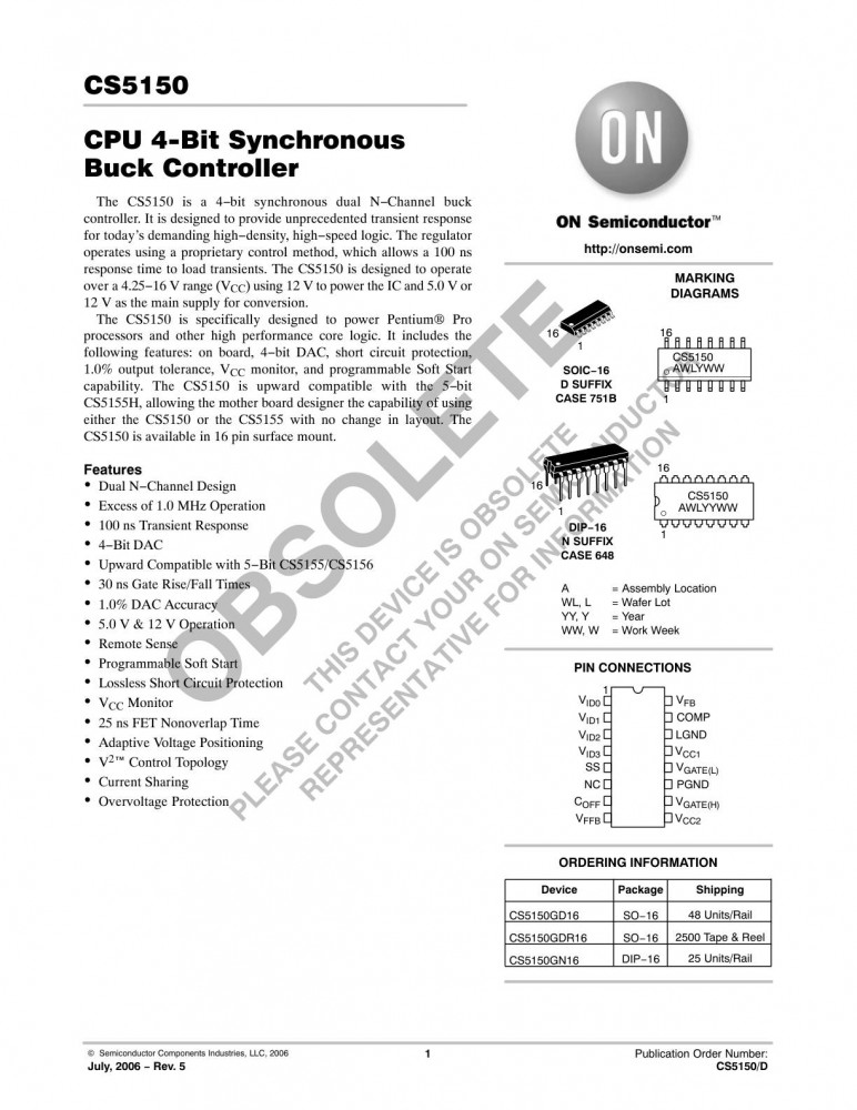 CS5150 datasheet page 2