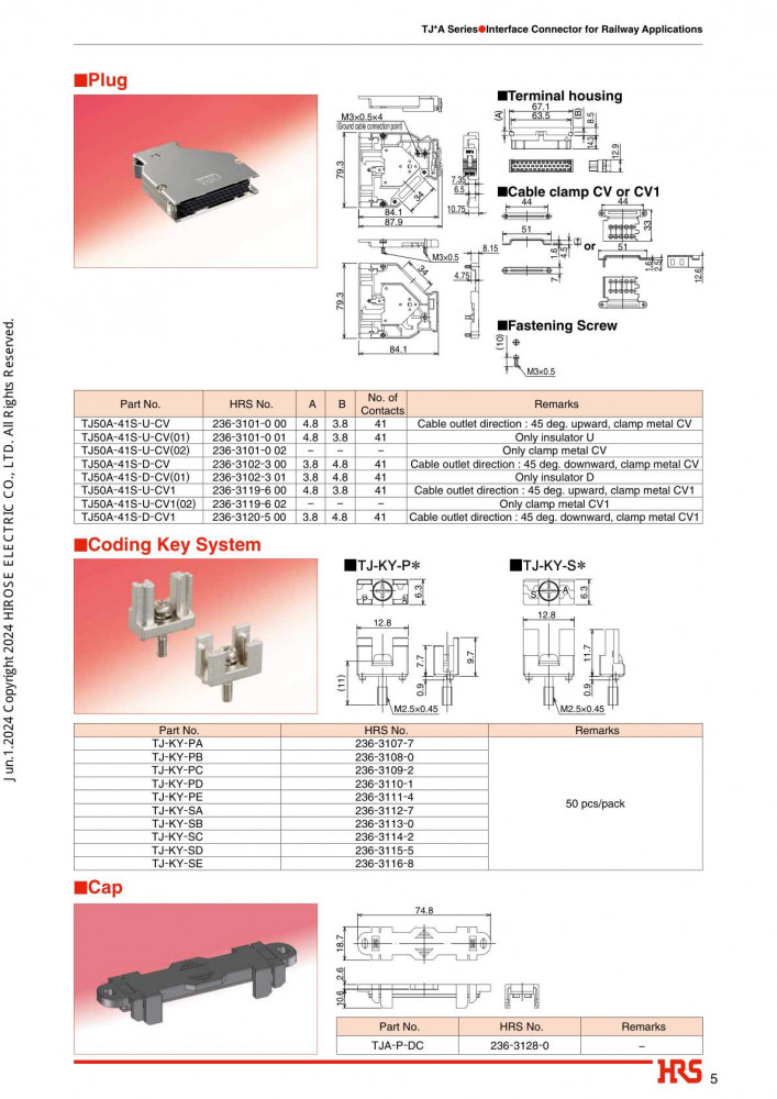 HRS TJ*A Series datasheet page 5