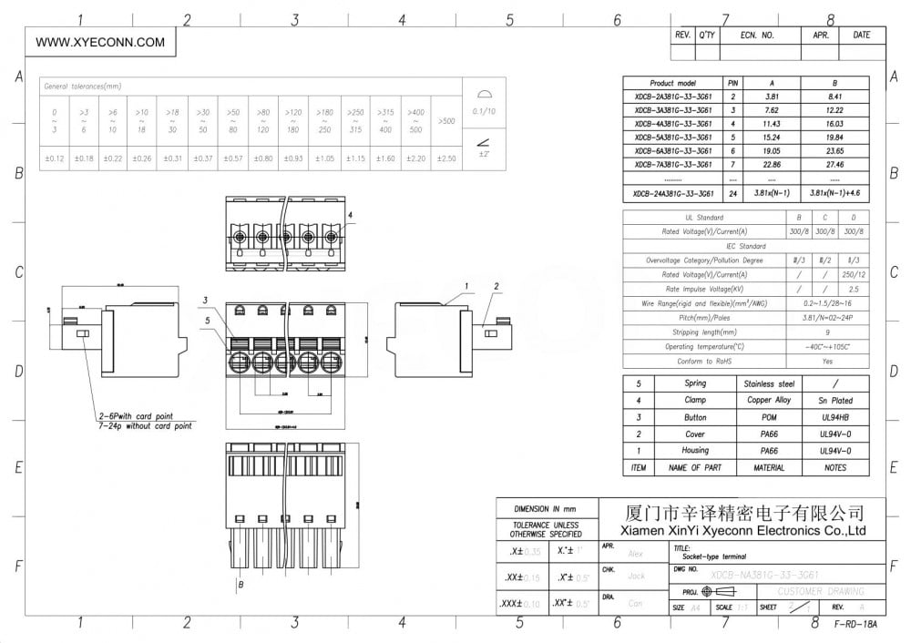 XDCB-4A381G-33-3G61 technical drawing page 1
