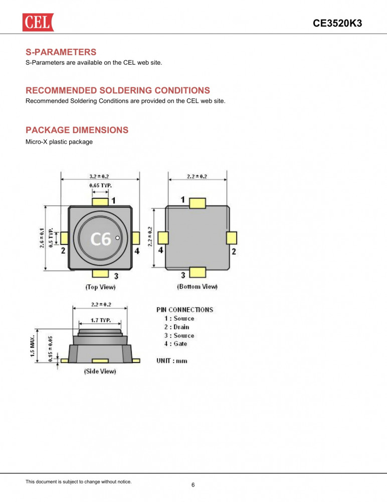 CE3520K3-C1 datasheet page 6