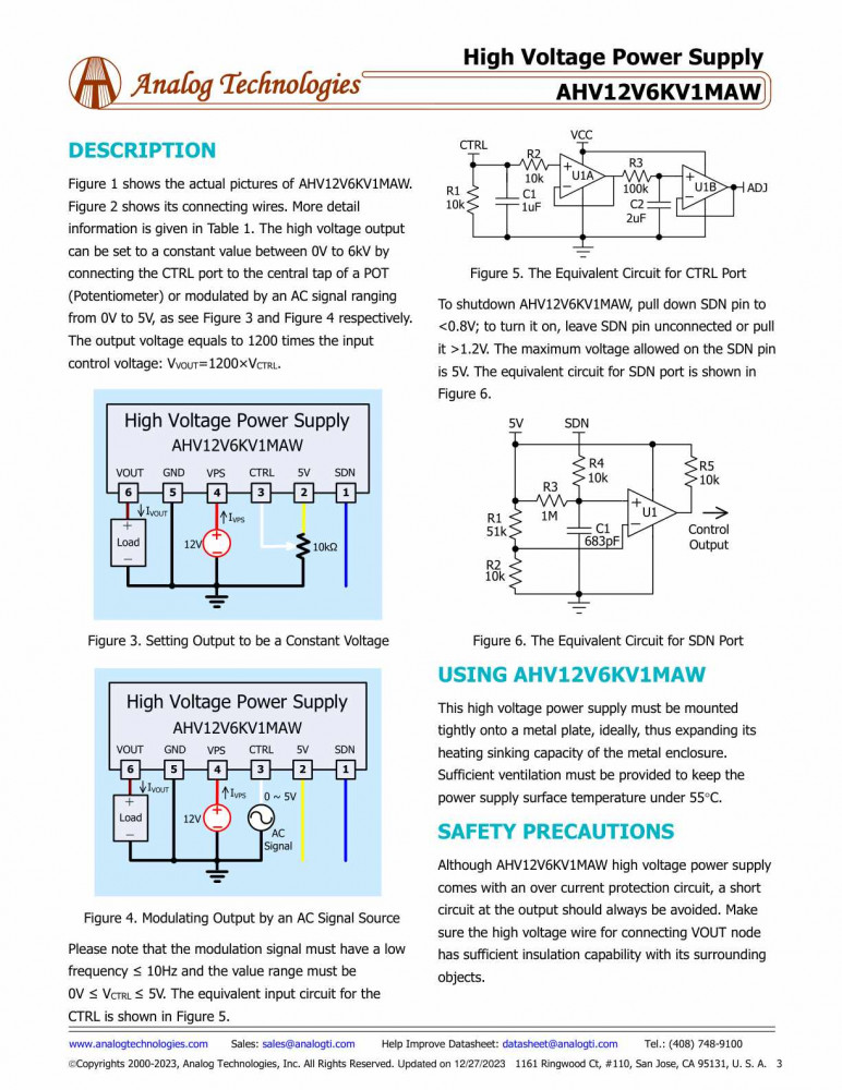 AHV12V6KV1MAW datasheet page 3