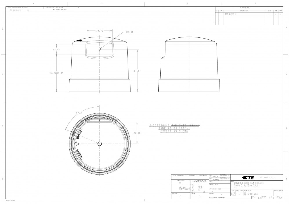 TE Connectivity 2311664-1 drawing page 3