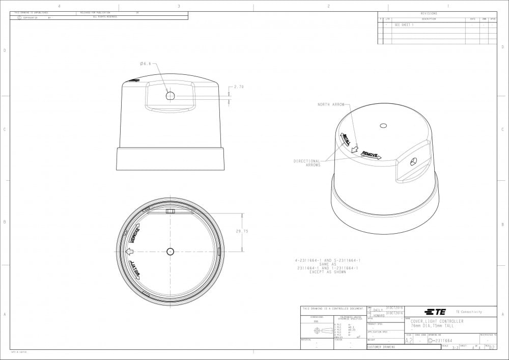 TE Connectivity 2311664-1 drawing page 4