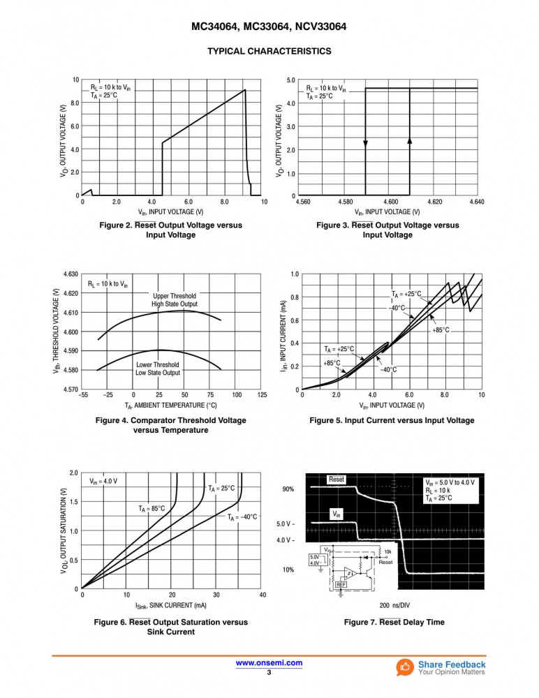 MC34064 datasheet preview, page 3