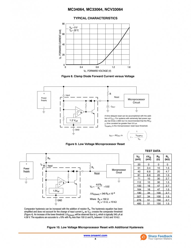 MC34064 datasheet preview, page 4