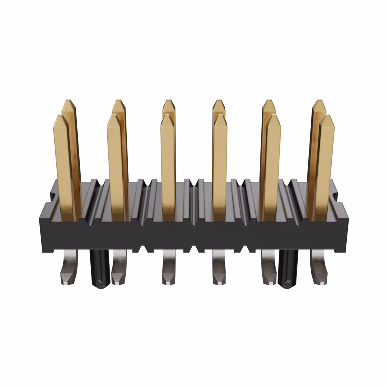 Milli-Grid Header, Vertical, Surface Mount, 12 Circuits, 0.38µm Gold (Au) Plating, Mating Pin Length 3.80mm, with Pegs, Tape and Reel, Lead-Free for sale