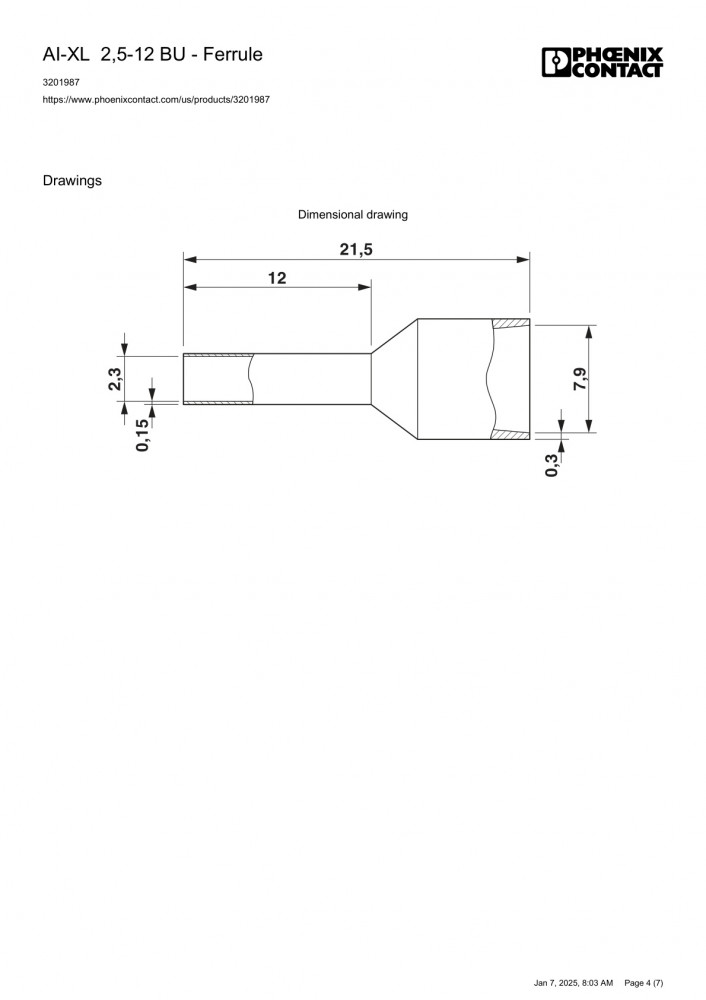 Phoenix Contact 3201987 technical document page 4