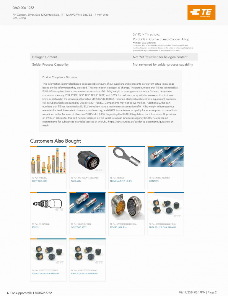 M39029/29-213 technical document page 2