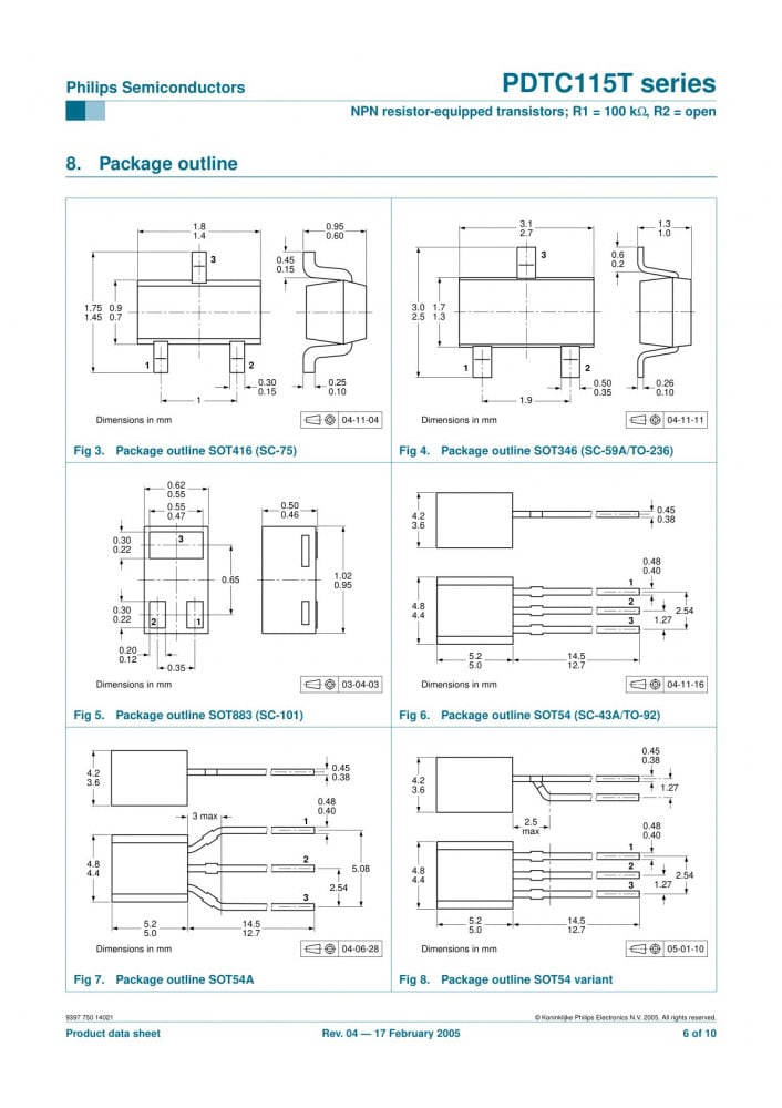 PDTC115TT,215 datasheet page 7