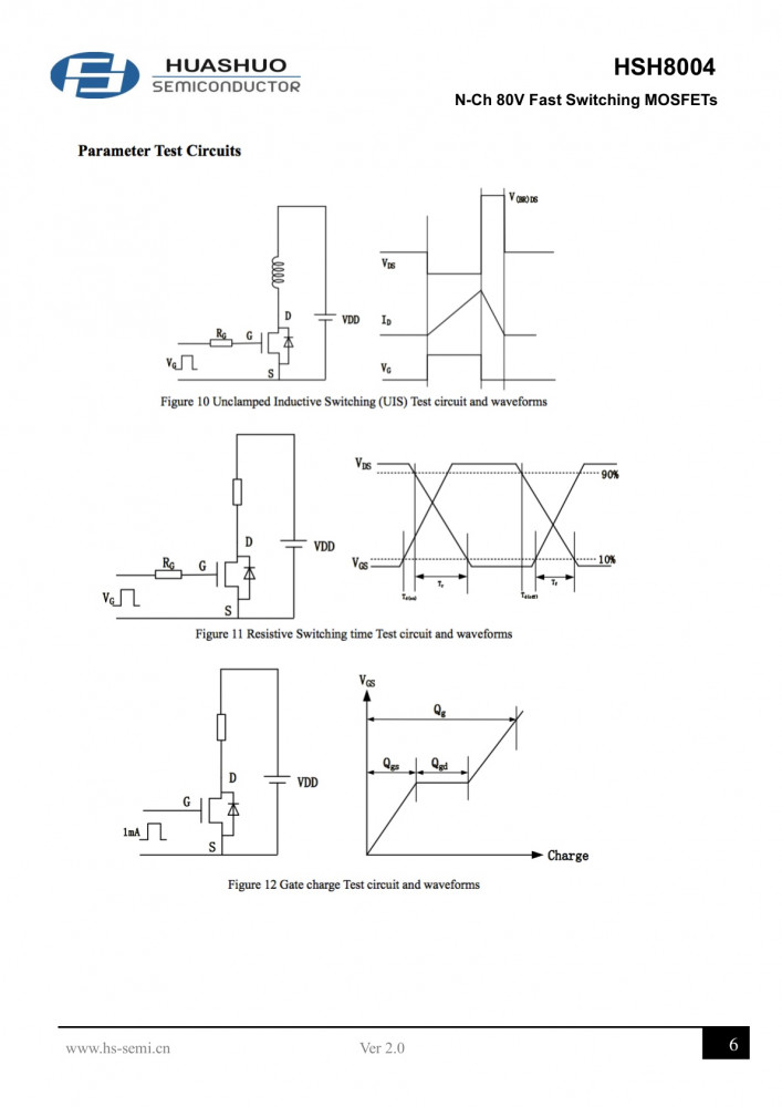 HSH8004 datasheet page 6