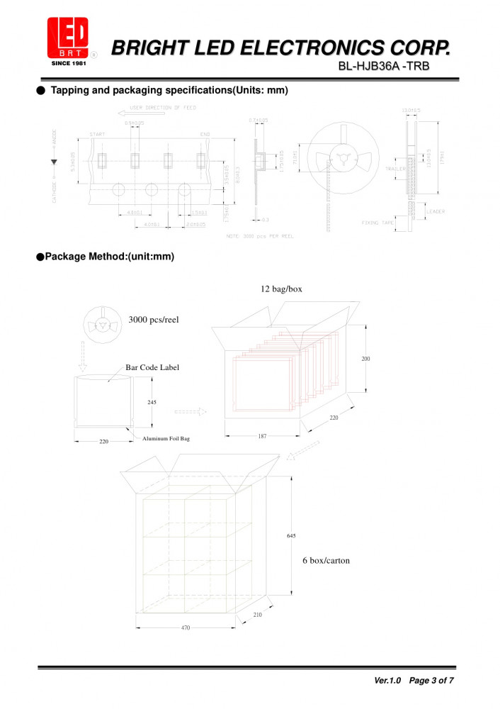 BL-HJB36A-TRB datasheet page 3