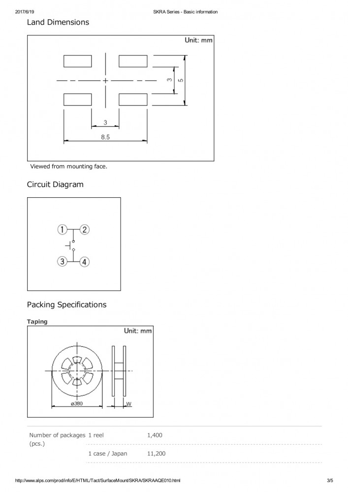 SKRAAQE010 technical page 3