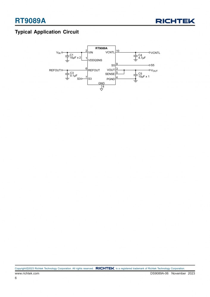 RT9089A datasheet page 6