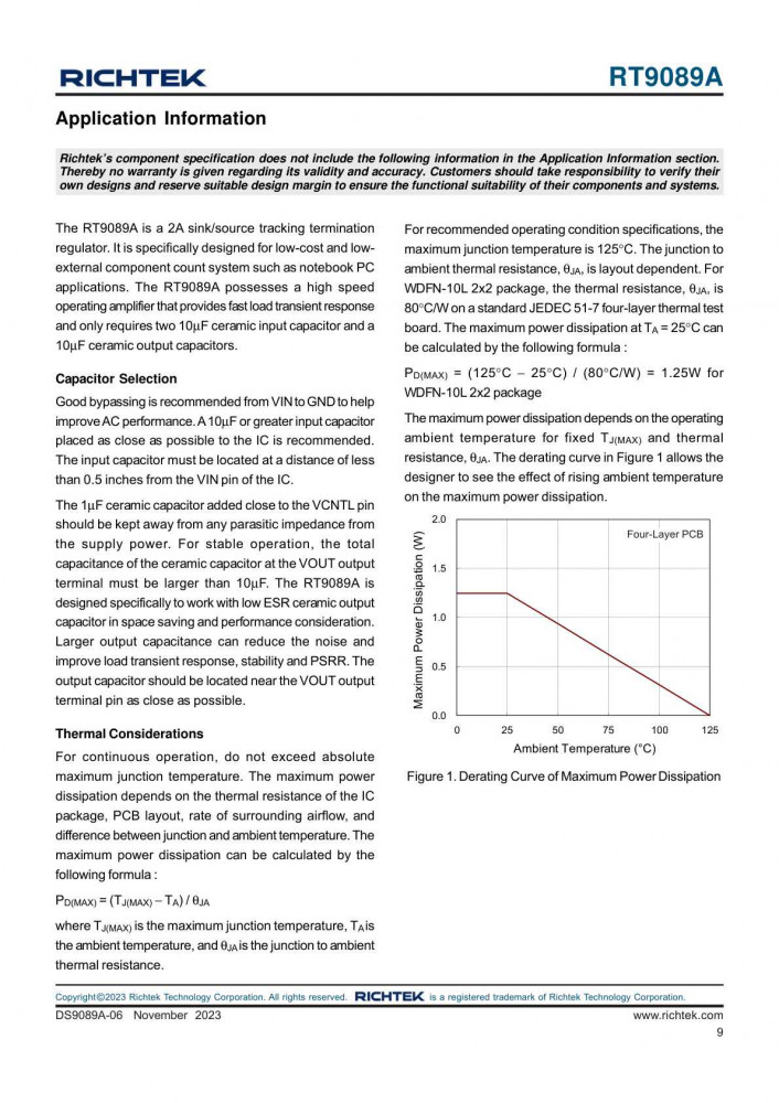RT9089A datasheet page 9