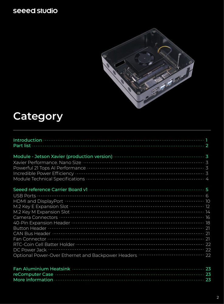Product document page 2