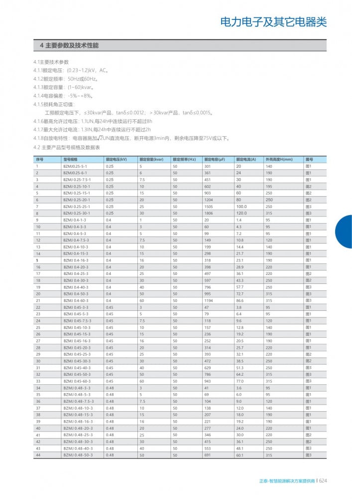 CHINT BZMJ series document page 2