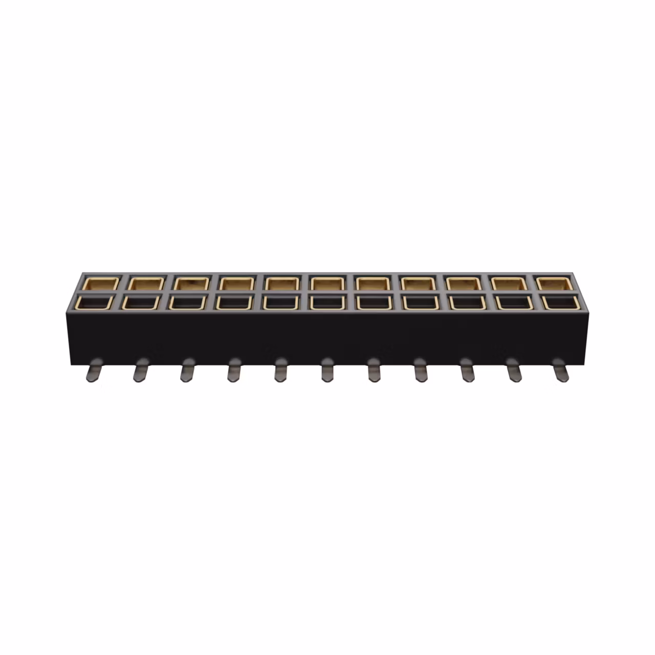 2.00mm Pitch Milli-Grid Receptacle, Surface Mount, Bottom Entry, 0.38µm Gold (Au) Plating, 22 Circuits, Tube, Lead-Free for sale
