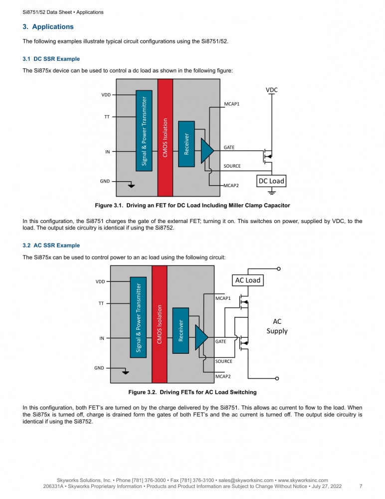 Si8751 datasheet page 7