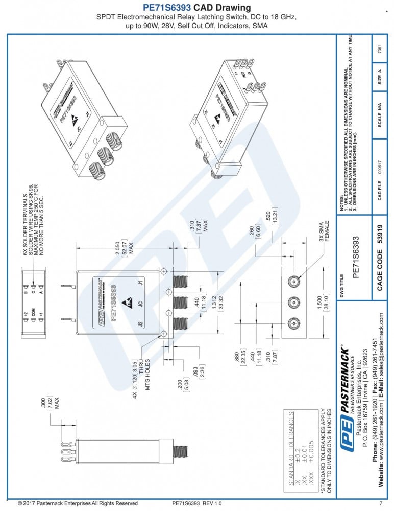 PE71S6393 datasheet page 7