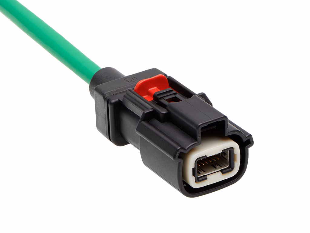 HSAutoLink II Sealed Plug-to-HSAutoLink II Sealed Plug Off-the-Shelf (OTS) Cable Assembly, High-Bandwidth LVDS 2-Pair Cable, 4.0m Length, Polarization A, 12 Circuits for sale