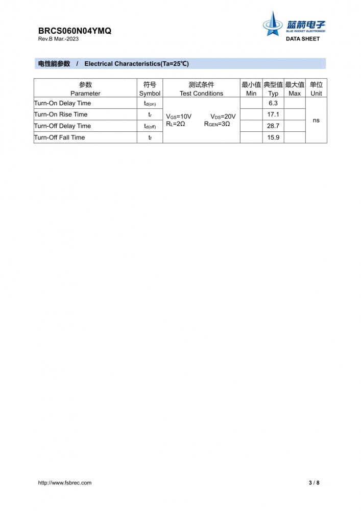 BRCS060N04YMQ datasheet page 3