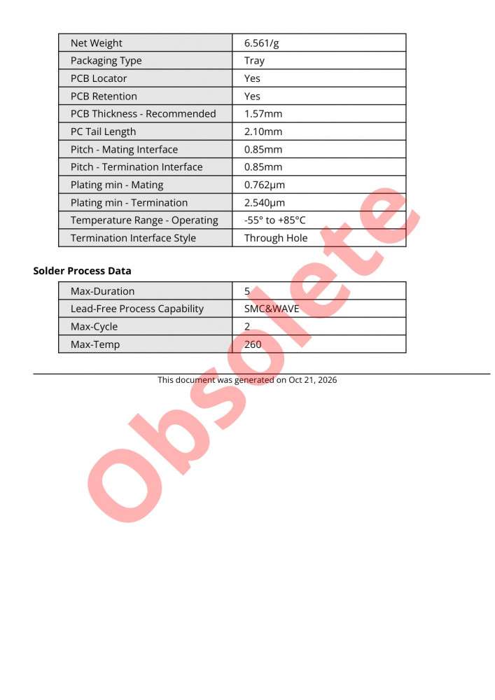 Product document image 3 for MOLEX 787261052