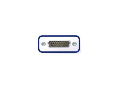 IP67 D-SUB High Density Solid Body • 26-pos. • Socket • Solder pin angled .362