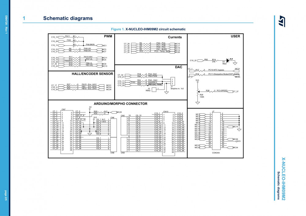 X-NUCLEO-IHM09M2 technical document page 2