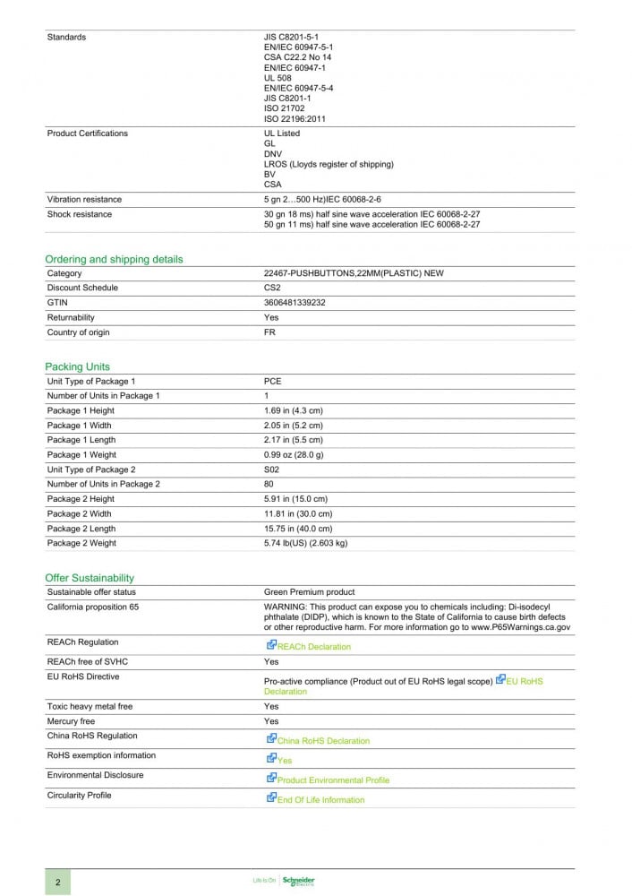 ZB5FD2 technical document page 2