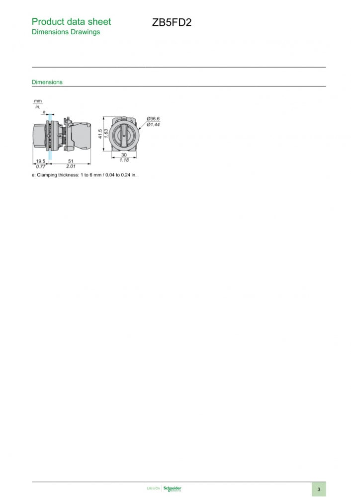 ZB5FD2 technical document page 3