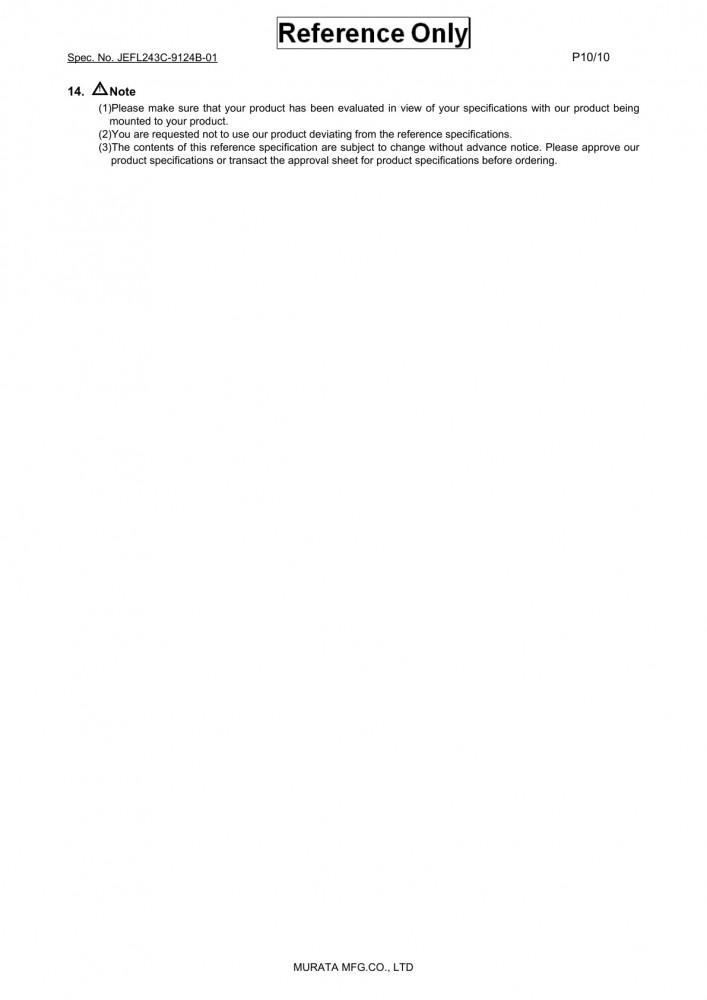 DLW32MH101XK2L specification page 10