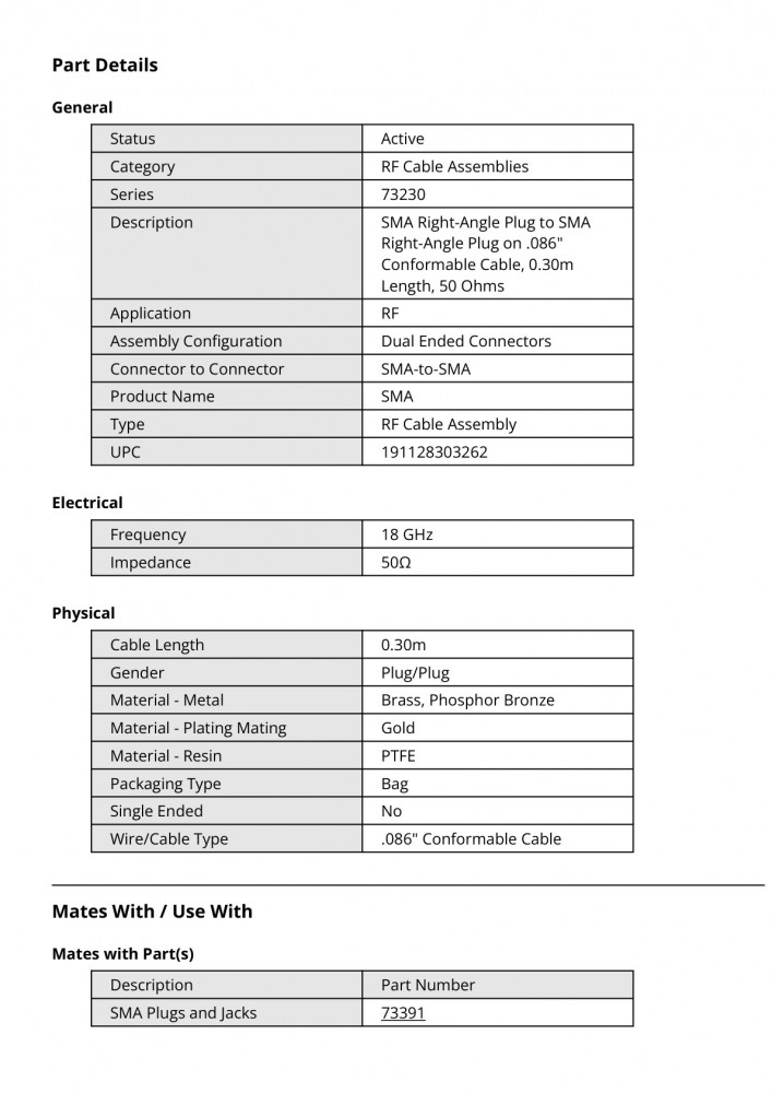 MOLEX 732309362 product drawing page 2