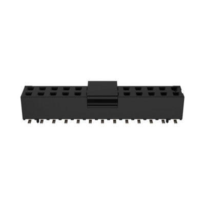 Milli-Grid Vertical Receptacle, 2.00mm Pitch, Dual Row, Surface Mount, Top/Bottom Entry, with Press-fit Plastic Pegs, Tape and Reel, 0.38µm Gold (Au) Plating, 26 Circuits for sale