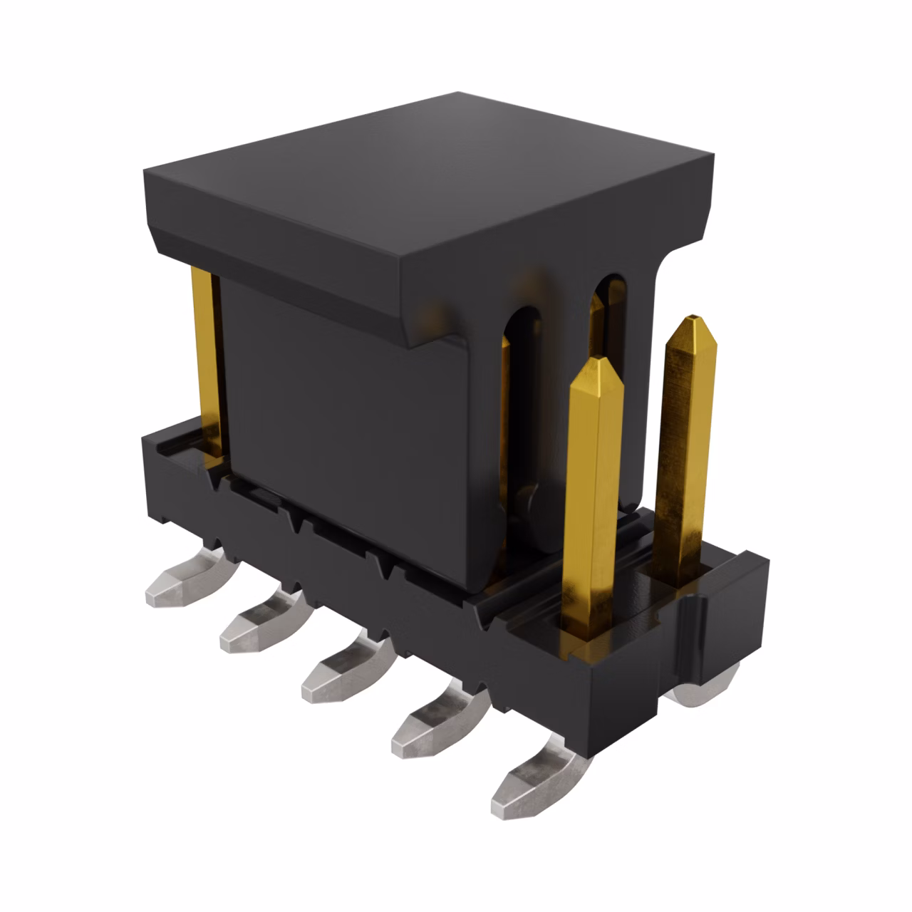 Milli-Grid Header, Vertical, Surface Mount, 10 Circuits, 0.38µm Gold (Au) Plating, Mating Pin Length 3.80mm, with Cap, Tape and Reel, Lead-Free for sale