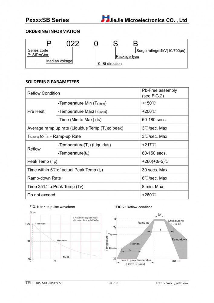 P3100SB datasheet page 3