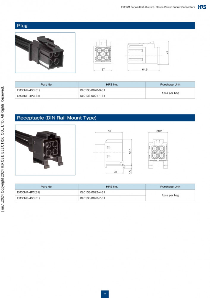 HRS EM35M documentation page 7