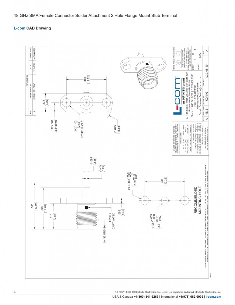 LCCN3190 technical document page 3