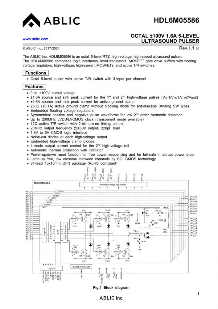HDL6M05586 document page 1