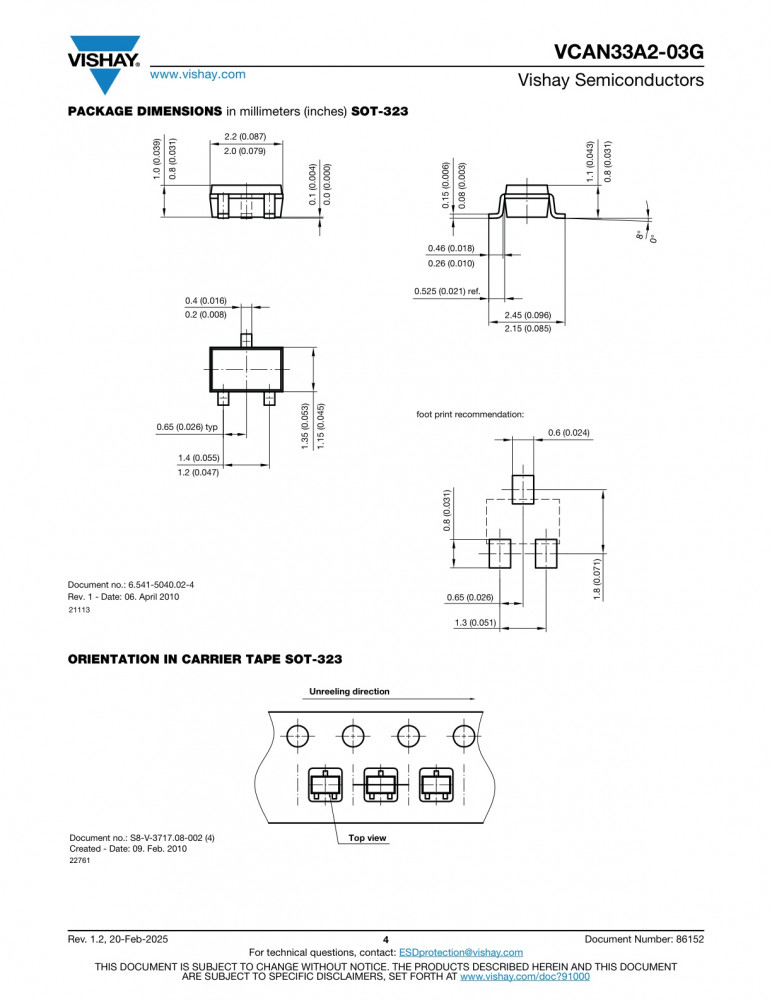 VCAN33A2-03G datasheet page 4