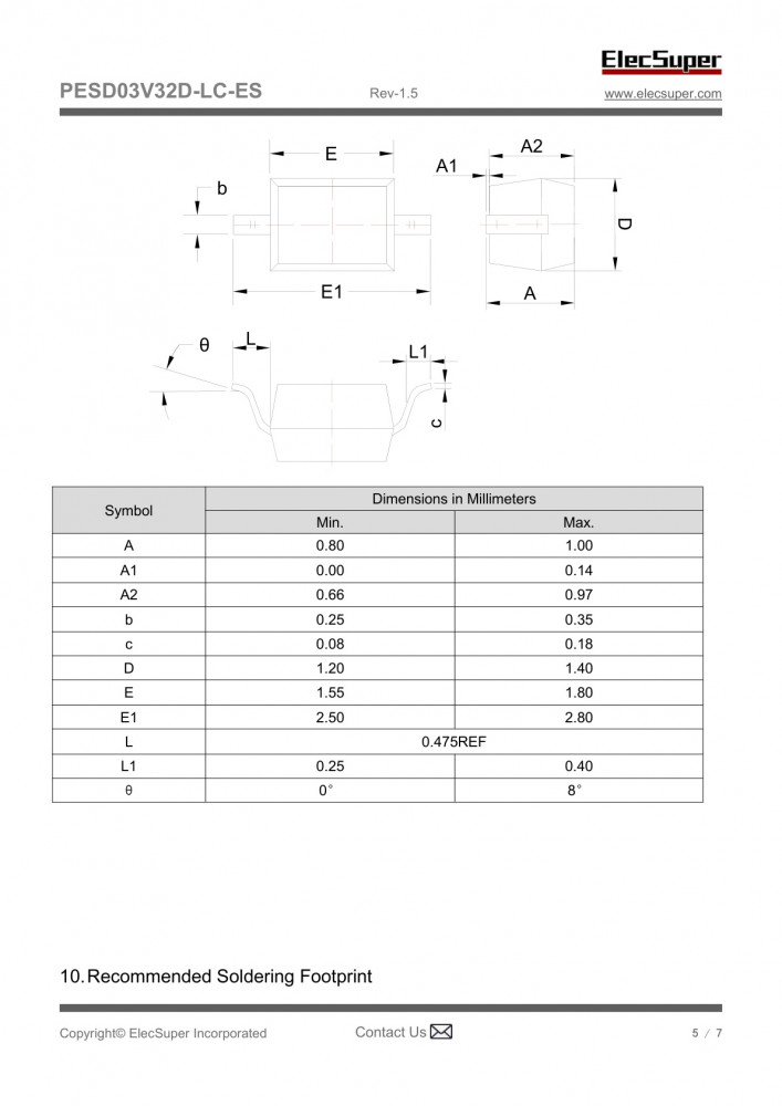 PESD03V32D-LC-ES datasheet page 5