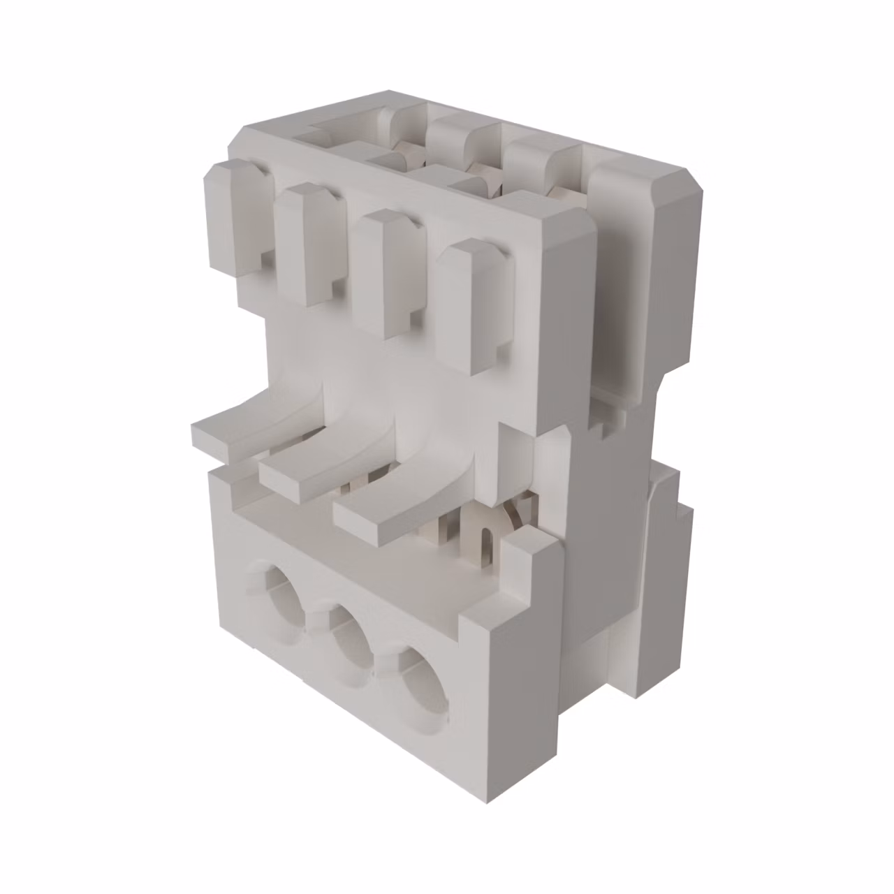 Appli-Mate RAST 2.5 Female Connector, 2.50mm Pitch, 3 Circuits, All Position Keys, 1 Closed and 1 Open Endwall for sale