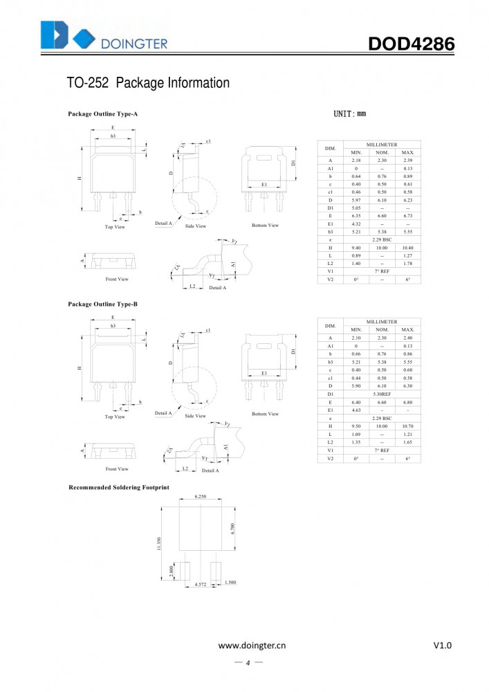 DOD4286 datasheet page 4