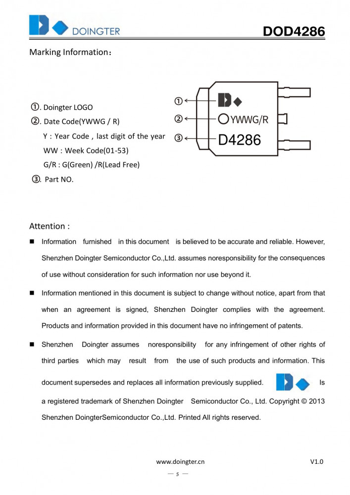 DOD4286 datasheet page 5