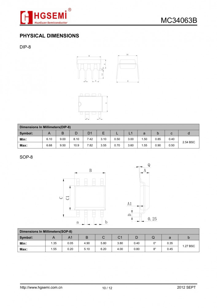 MC34063BM/TR datasheet page 10