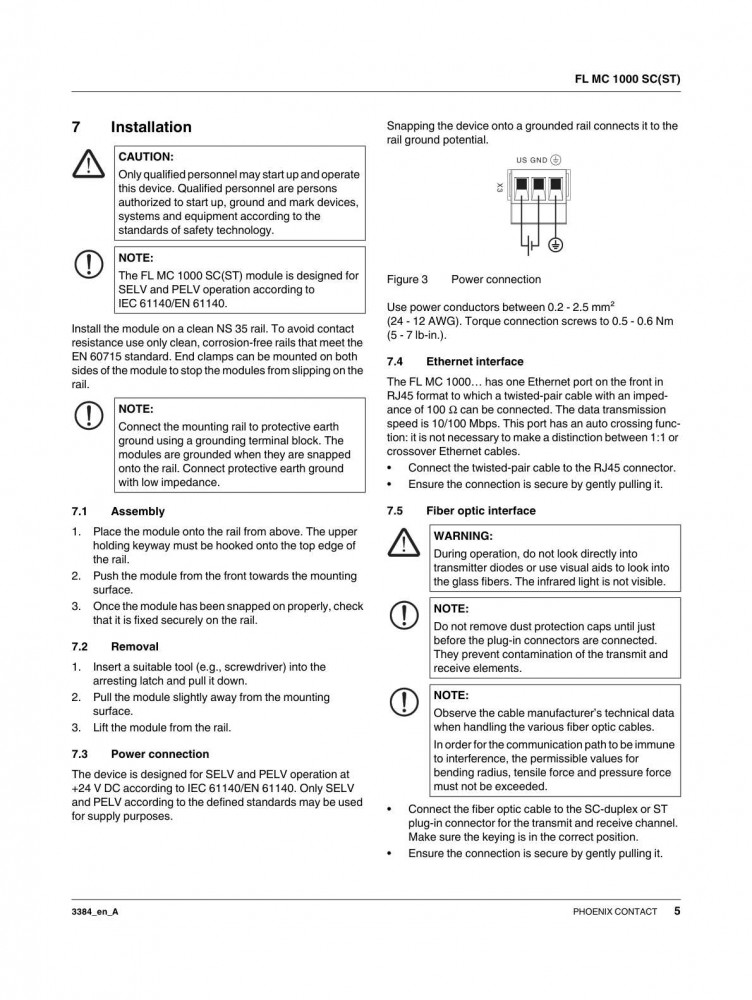 FL MC 1000 ST datasheet page 5